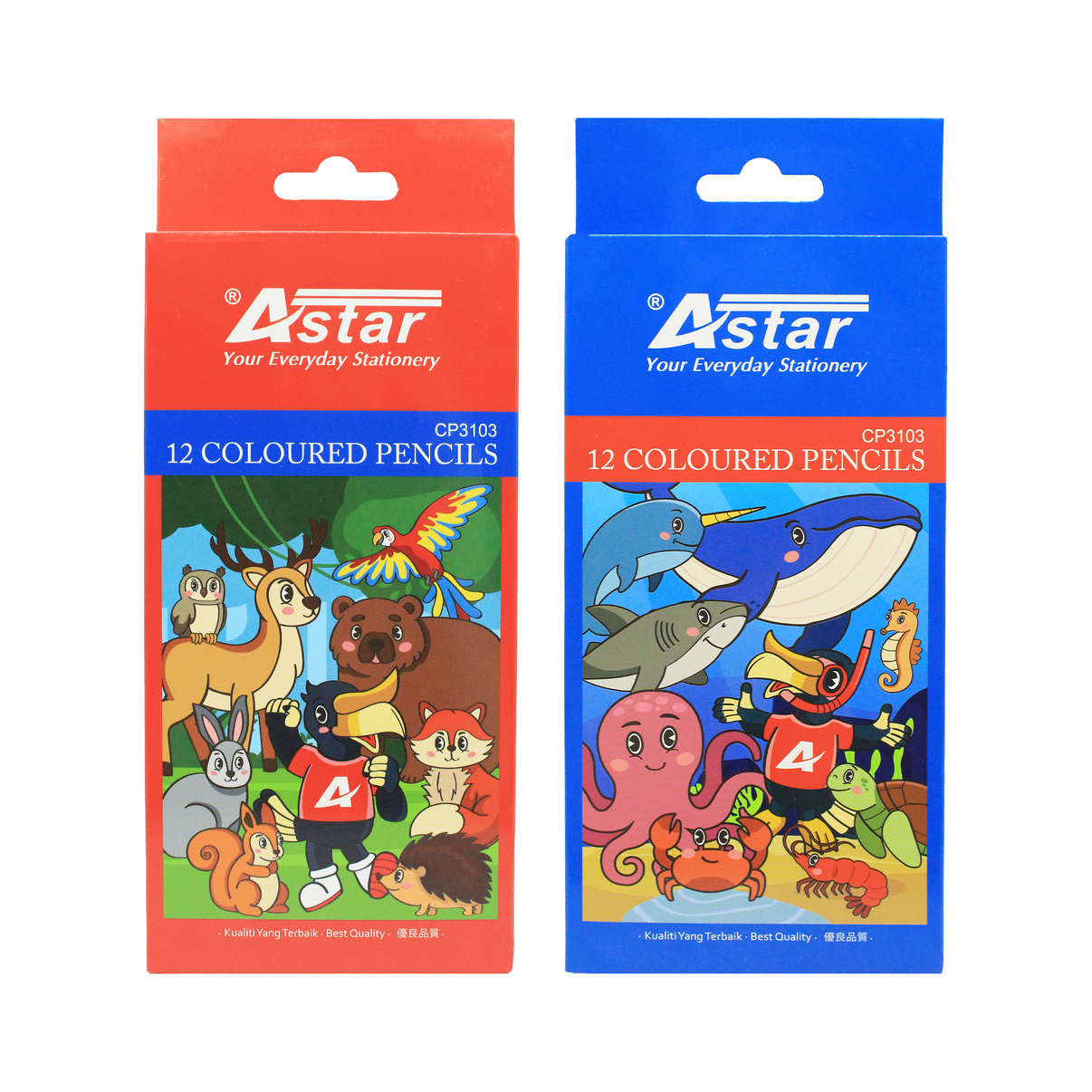 CP3103 - 12 Coloured Pencils – ASTAR
