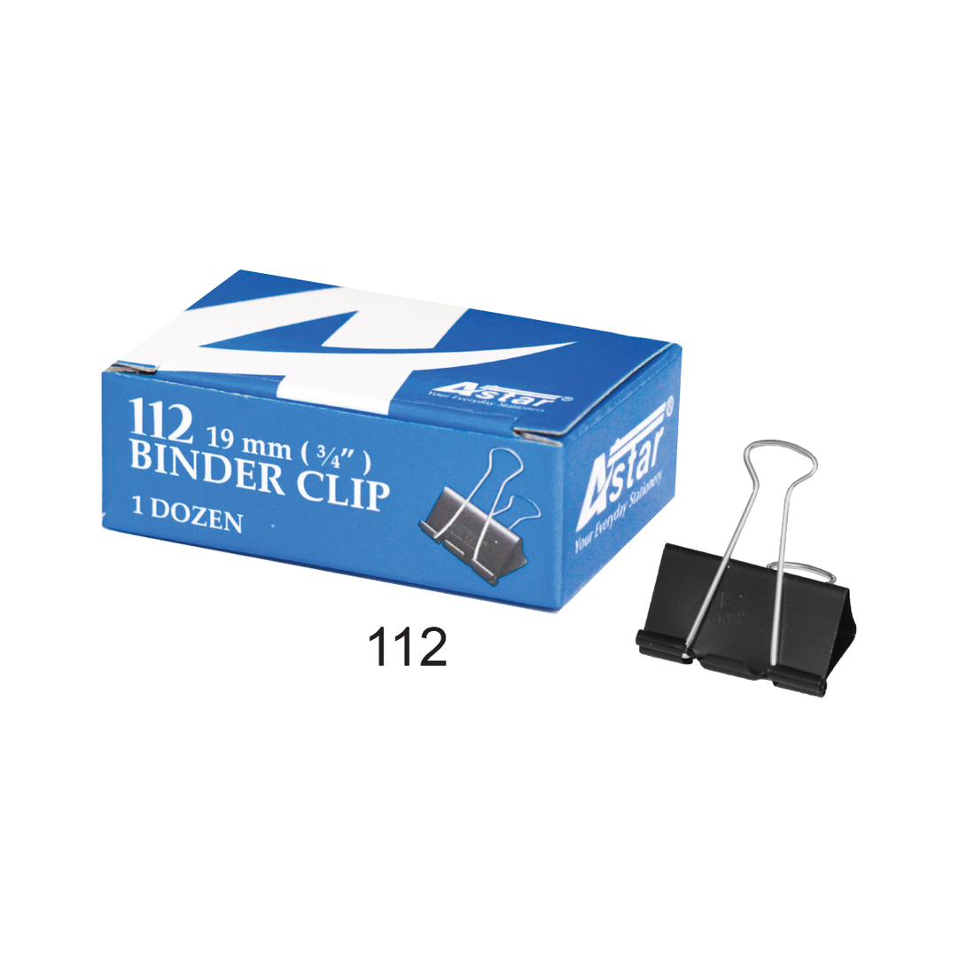 112 - ASTAR 19MM BINDER CLIP